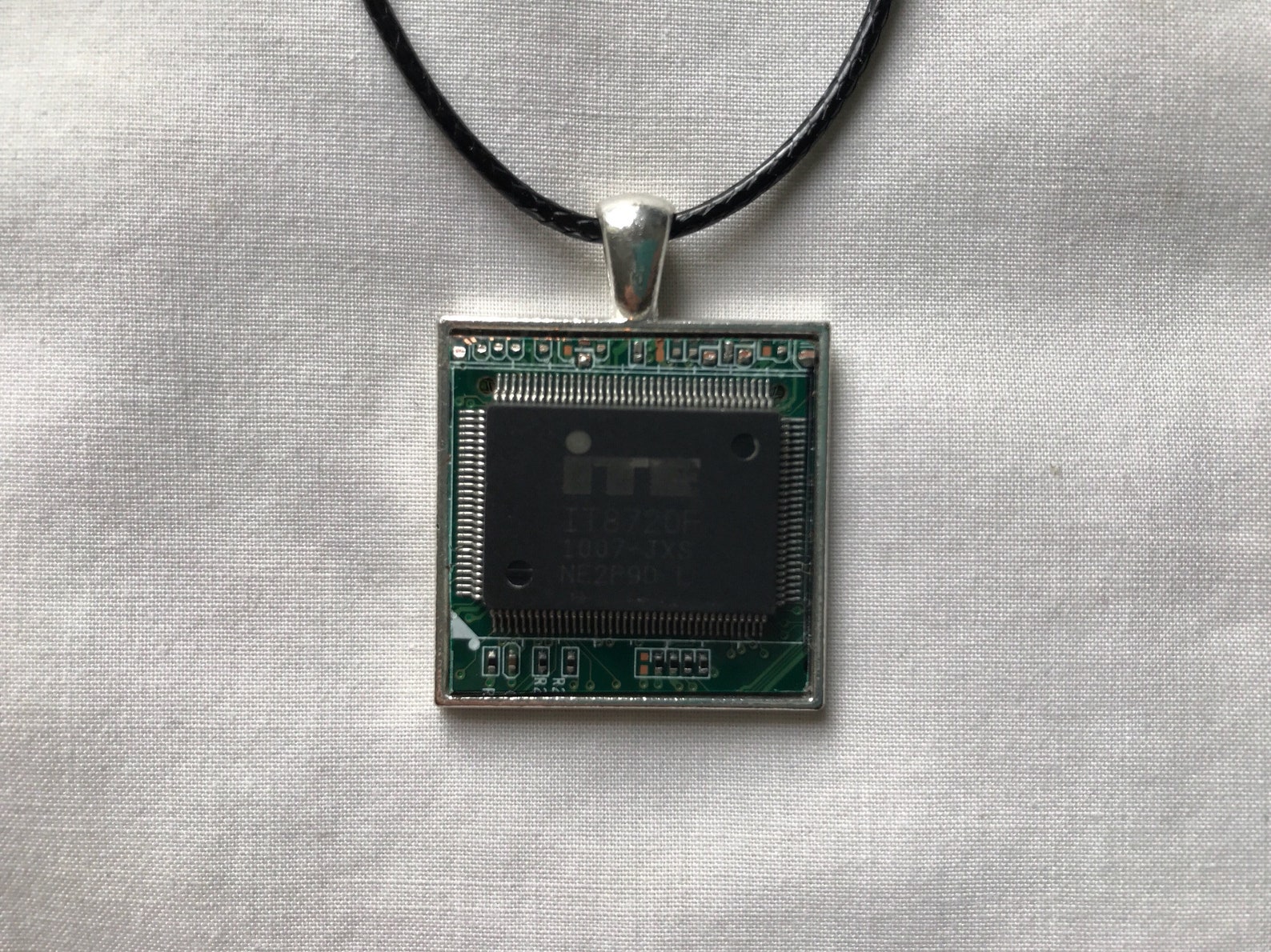 Upcycled Handmade Necklace: Computer Circuit Board Pendant for | Etsy