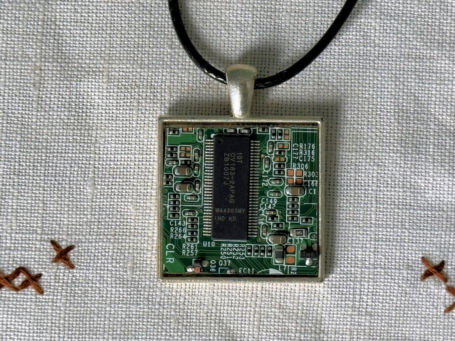 Upcycled Handmade Necklace : Computer Circuit Board Pendant for the ...