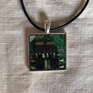 Upcycled Handmade Necklace : Computer Circuit Board Pendant for the ...