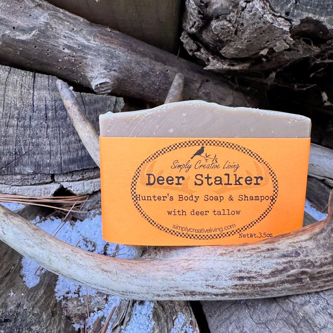 Handmade Soap : Deer Stalker Hunter's Body and Shampoo Bar Made From ...