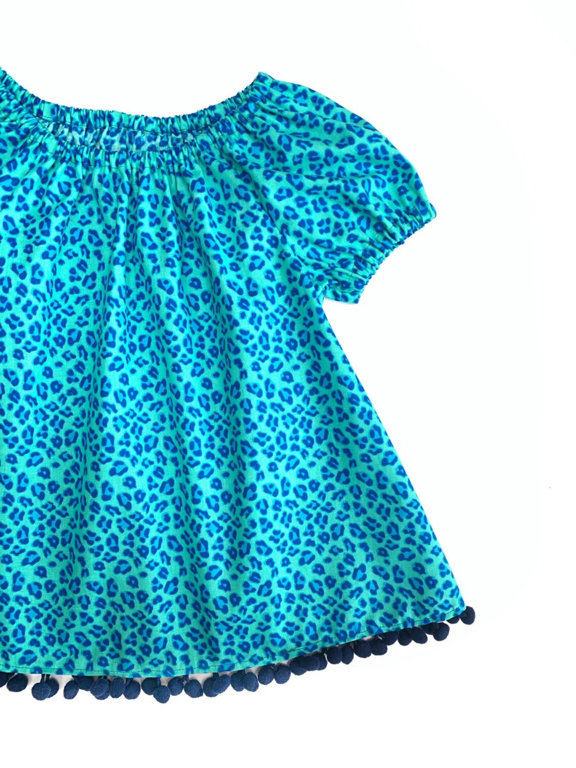 Animal Print Girls Peasant Top Mother's Day Twinning - Etsy
