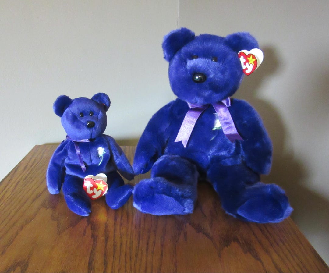 Ty DIANA Beanie Baby Bear PRINCESS and PRINCESS Buddy Set - Etsy
