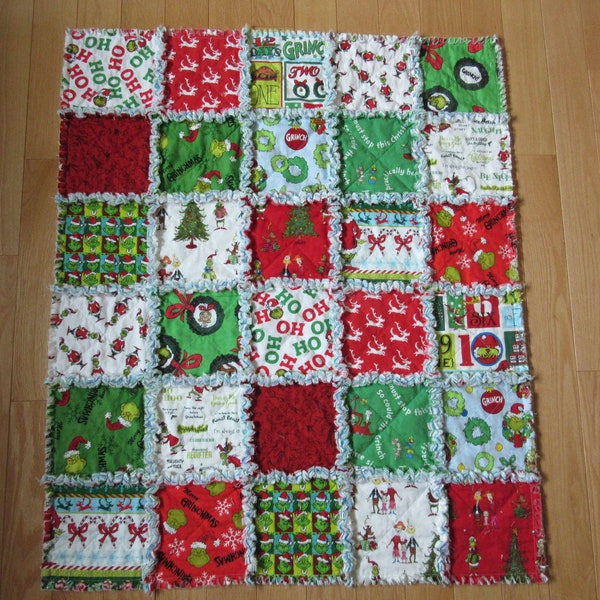 Grinch Quilt Kit - Etsy