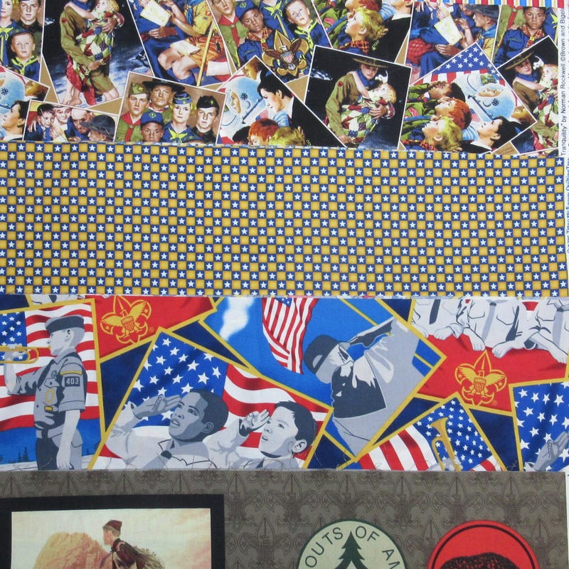 Boy Scout Fabric - Etsy