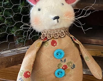 Handmade Primitive Rabbit (PREORDER) - Etsy