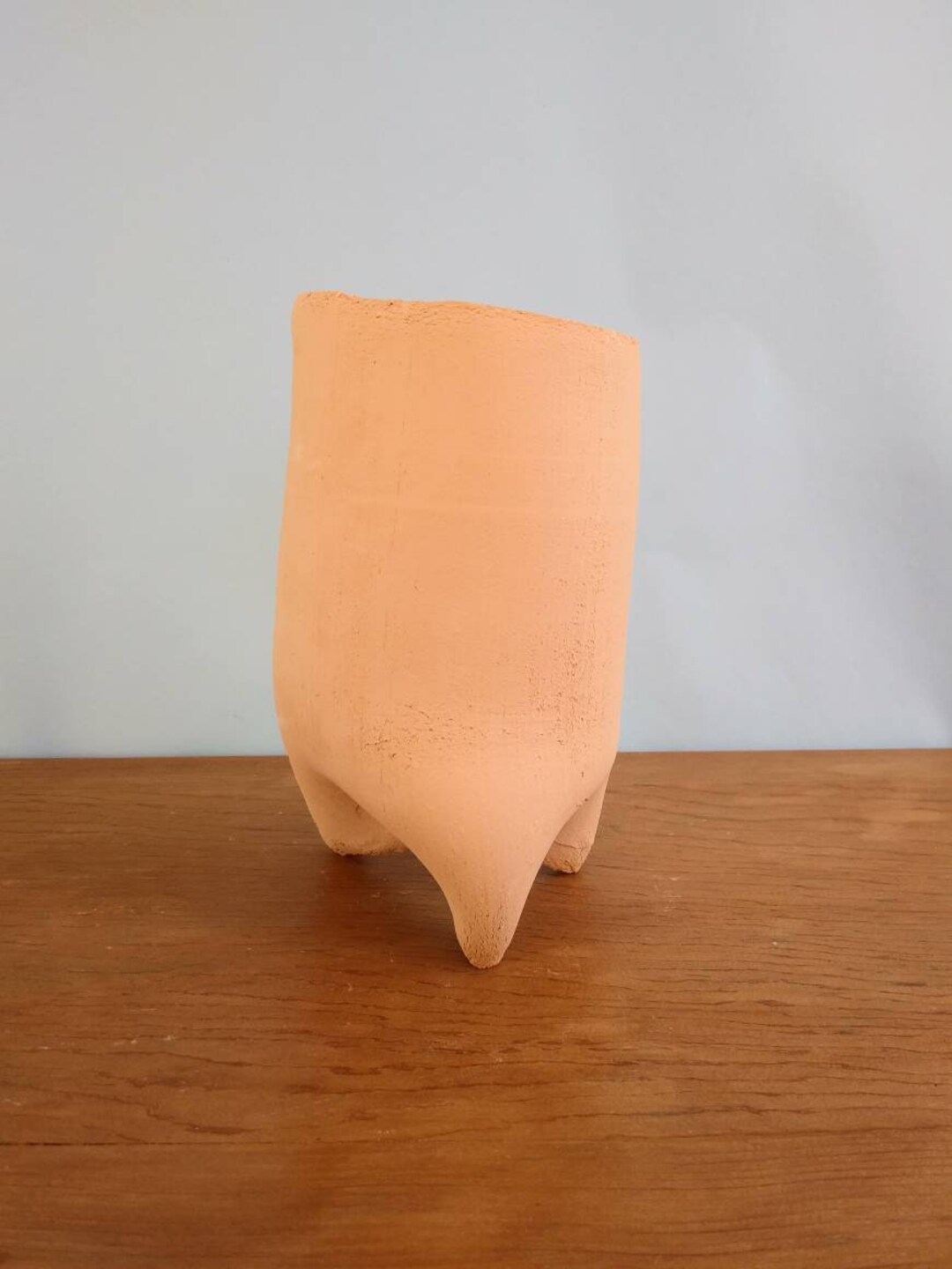 Unglazed Clay Rocket Pot Planter by Crackle Pots Cactus Pot - Etsy