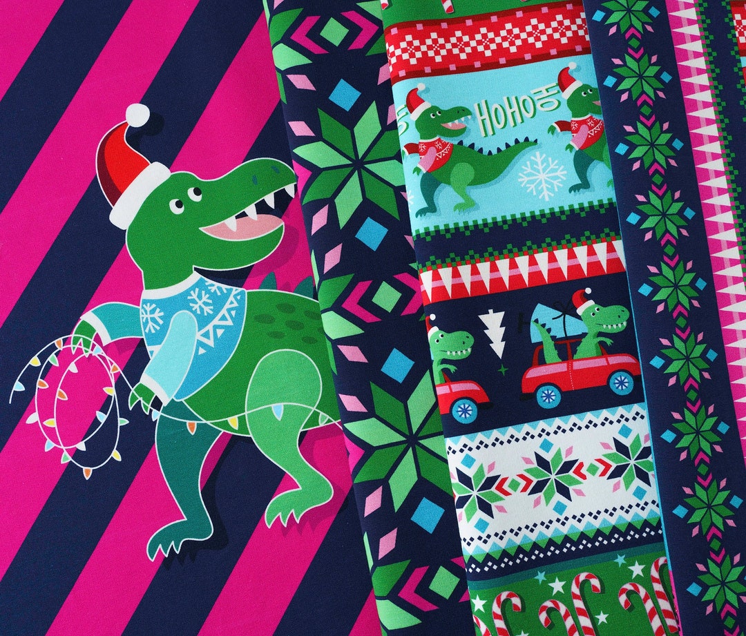 UGLY CHRISTMAS Happy Xmas Panel hochwertiger GOTS Digitaldruck Sweat ...