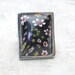 Black Murano Ring, Stainless Steel Rings, Millefiori Glass Jewelry ...