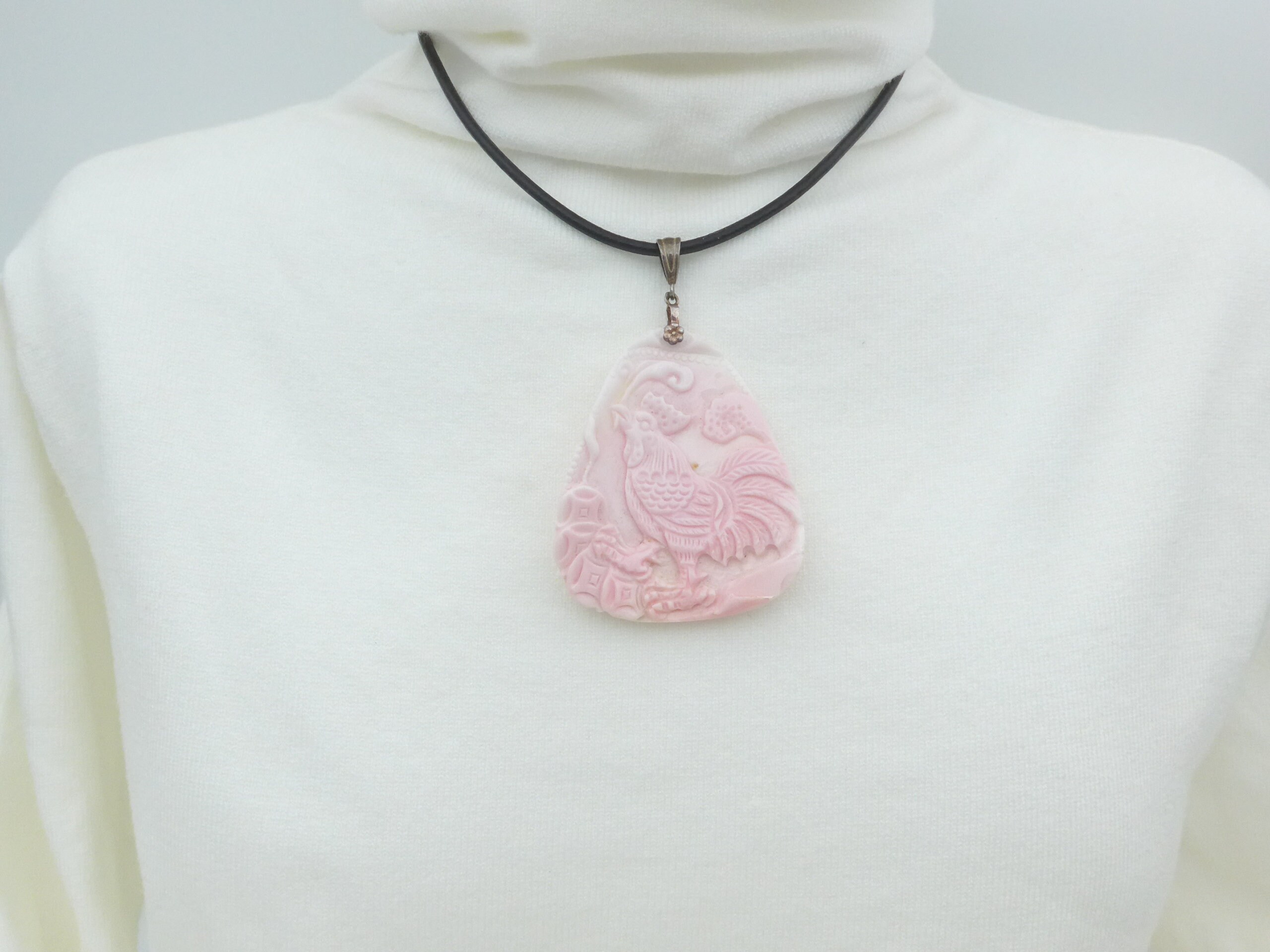 Queen Conch Shell Pendant Pink Natural Sea Shell Pendant - Etsy