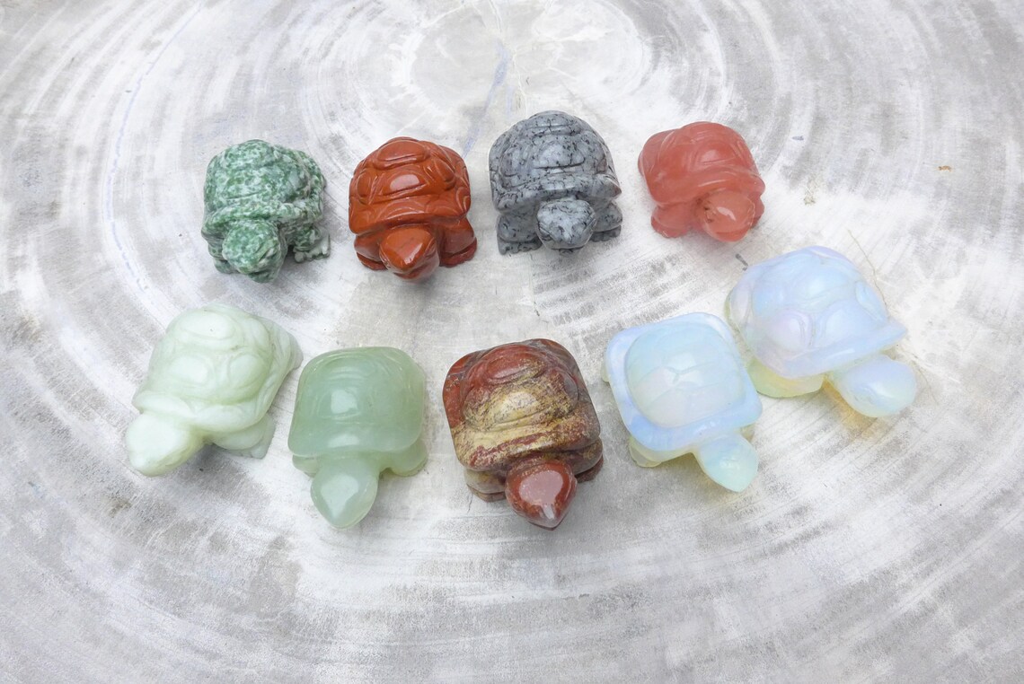 Gemstone Turtles, Carved Gemstone Animals, Engraved Gemstones, Red ...