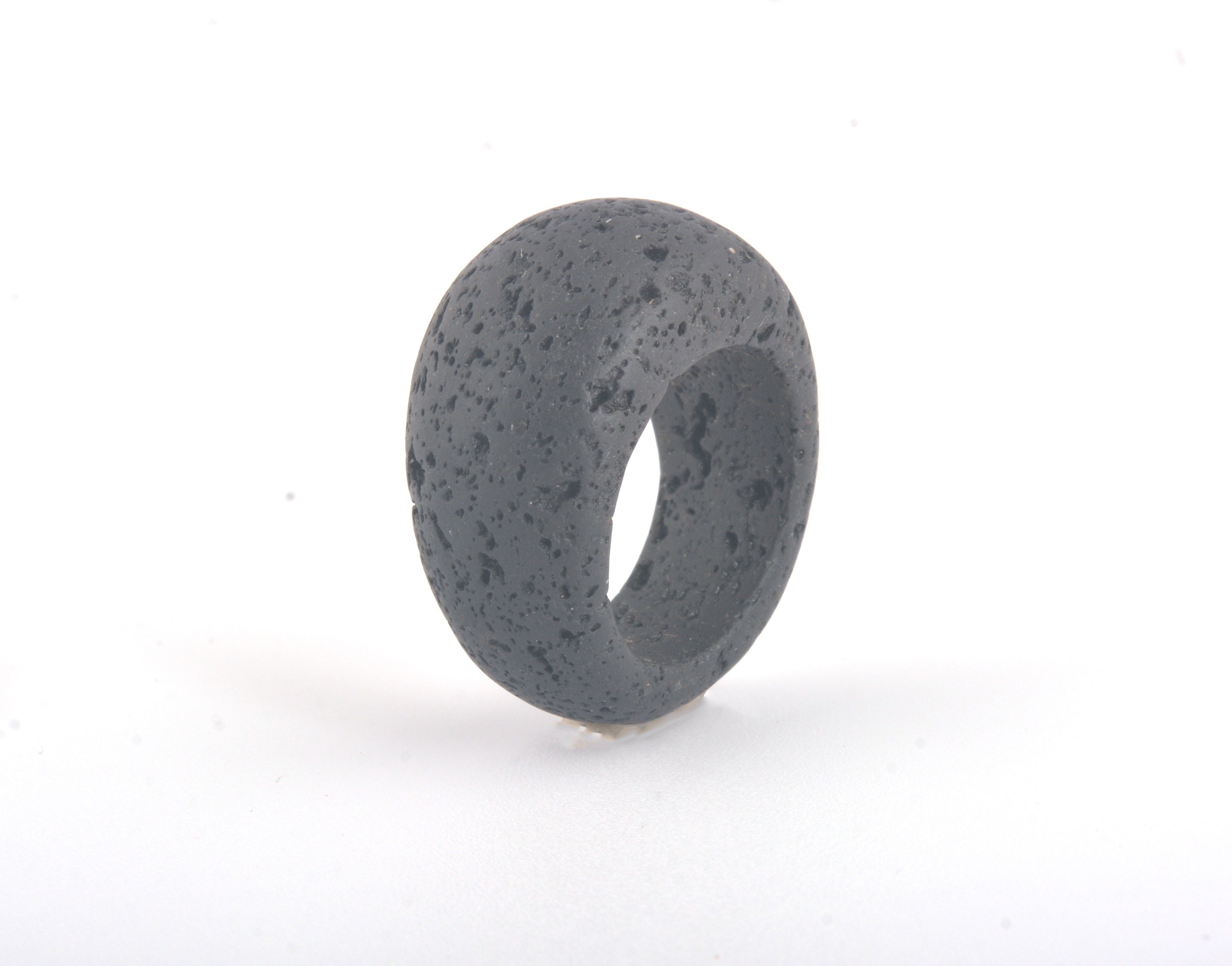 Black Lava Jewelry, Volcanic Rock Ring, Black Volcanis Ring, Black ...