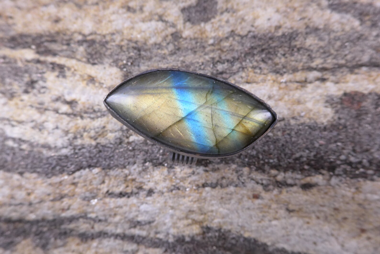 Strong Flash Labradorite Ring Natural Labradorite Gemstone - Etsy