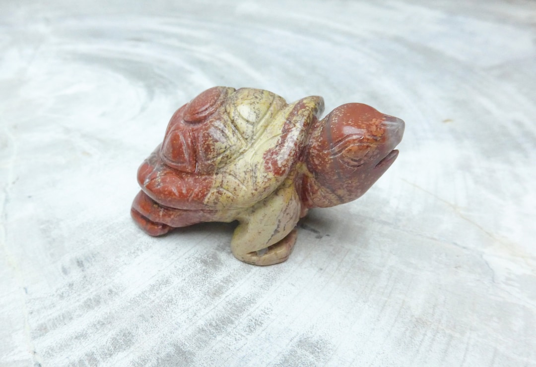 Gemstone Turtles, Carved Gemstone Animals, Engraved Gemstones, Red ...