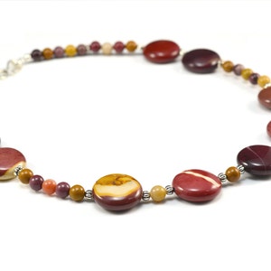 Mookaite Necklace, Mookaite Jewelry, Fashion Jewelry, Beaded Necklace ...