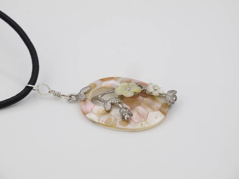 Pink Mother of Pearl Jewlery Mother of Pearl Shell Necklace - Etsy