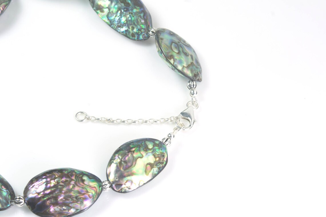 Natural Abalone Shell Jewelry Purple Green Abalone Shell - Etsy