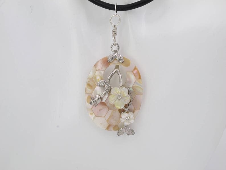Pink Mother of Pearl Jewlery Mother of Pearl Shell Necklace - Etsy