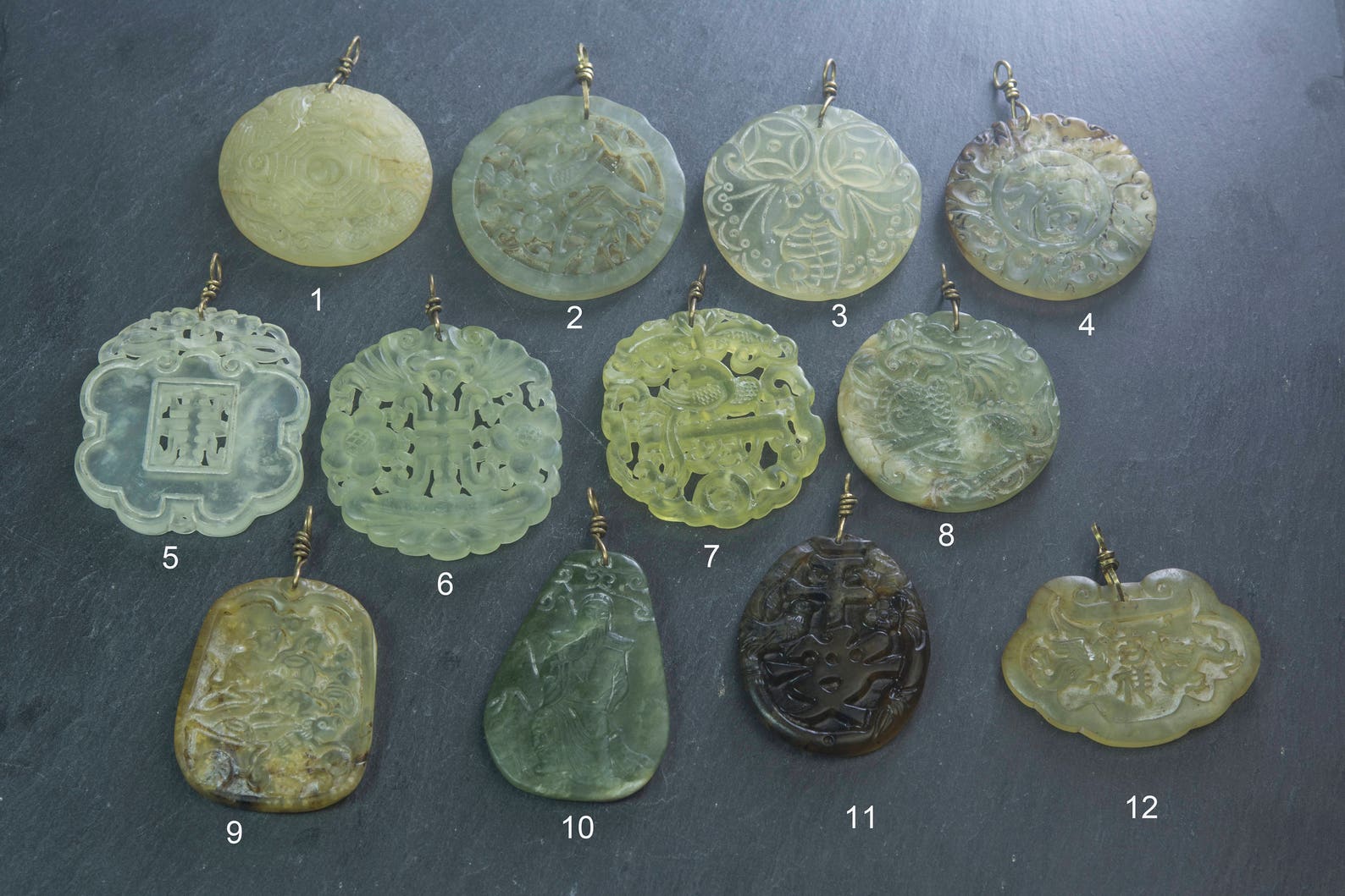 Chinese Jade Jewelry, Lucky Gemstone Carving Pendant, Traditional ...