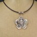 Black Shell Necklace Three Layer Flower Shell Jewelry Carved Lip Shell ...