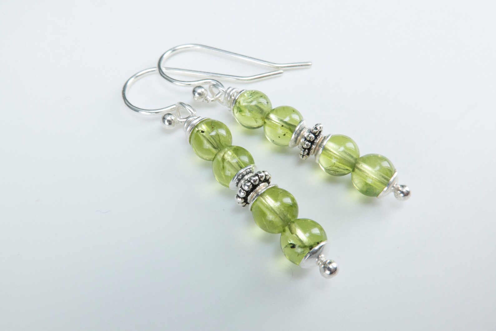 Peridot Earrings Natural Peridot Gemstone Jewelry Genuine - Etsy