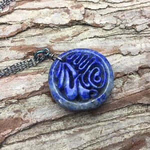 Fook Chinese Character Pendant Blessing Gemstone Pendant - Etsy