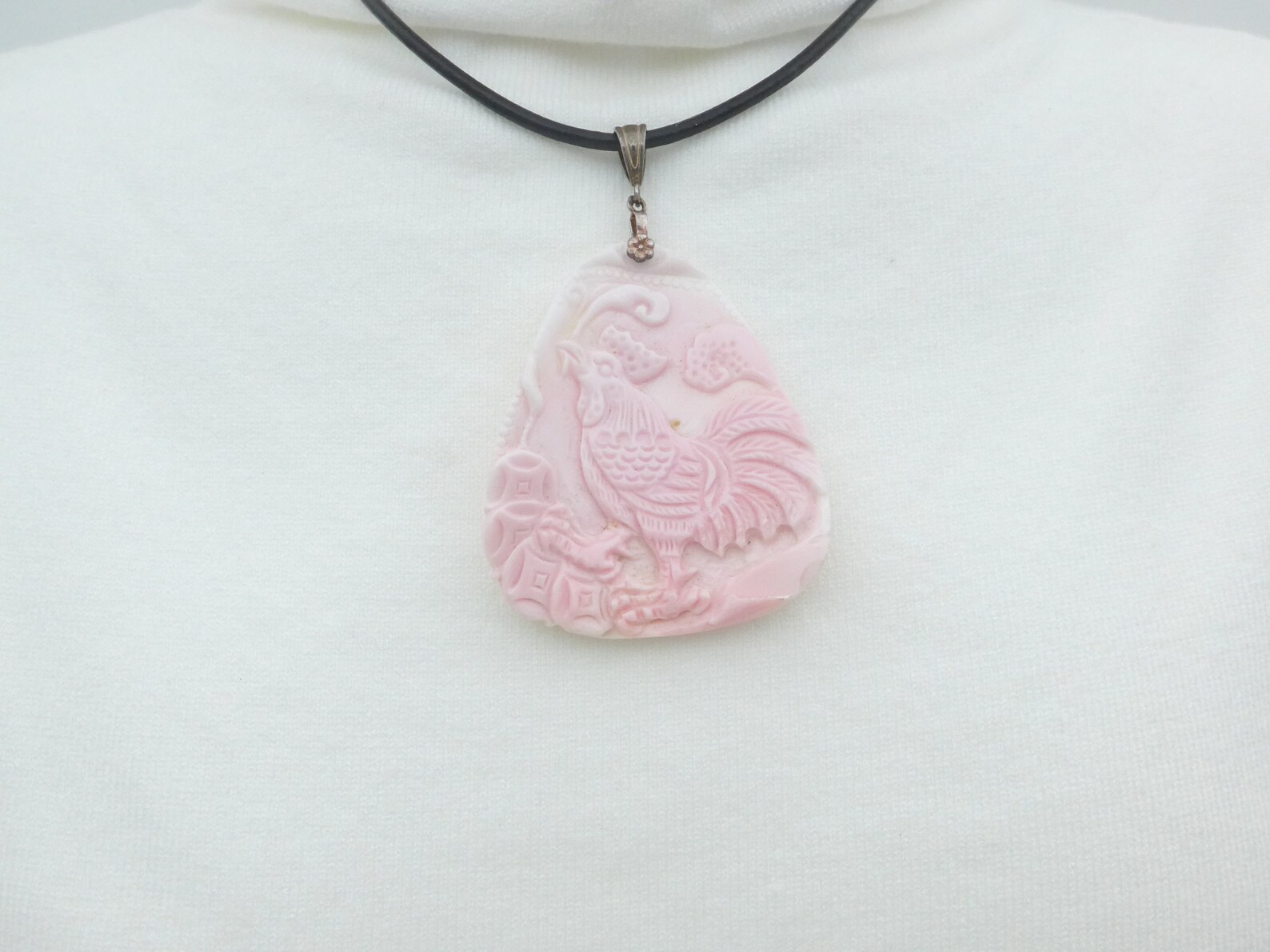 Queen Conch Shell Pendant , Pink Natural Sea Shell Pendant , Chinese ...