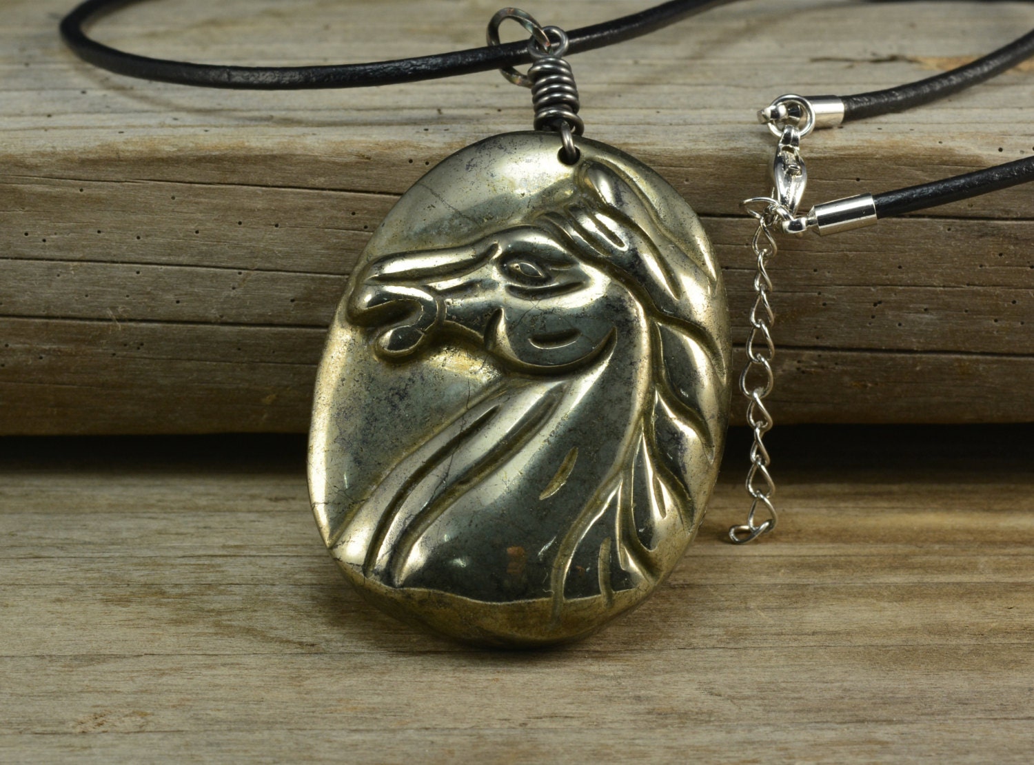 Pyrite Pendant Natural Genuine Pyrite Jewelry Handcarved - Etsy