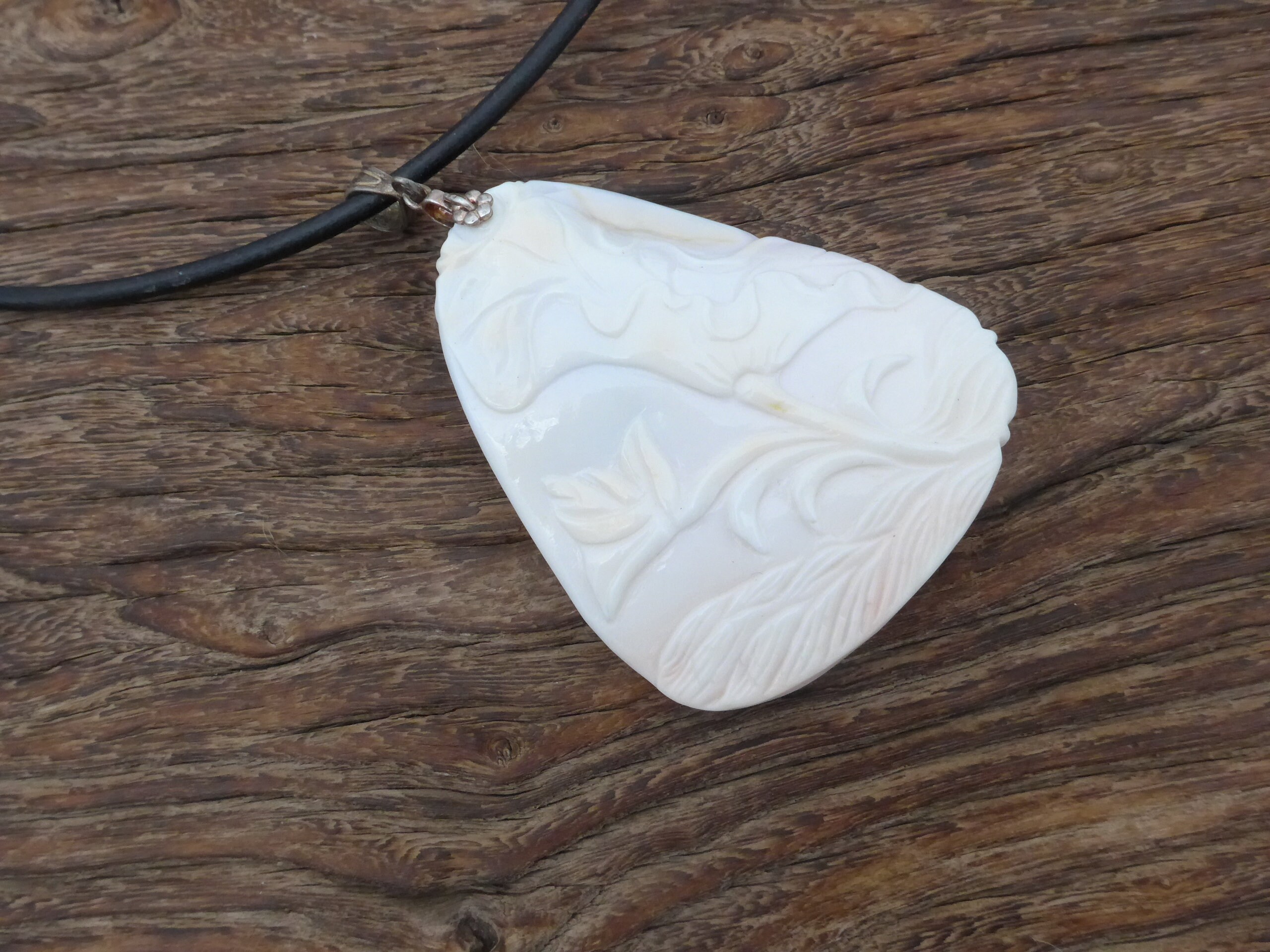 Queen Conch Shell Pendant Pink Natural Sea Shell Pendant - Etsy