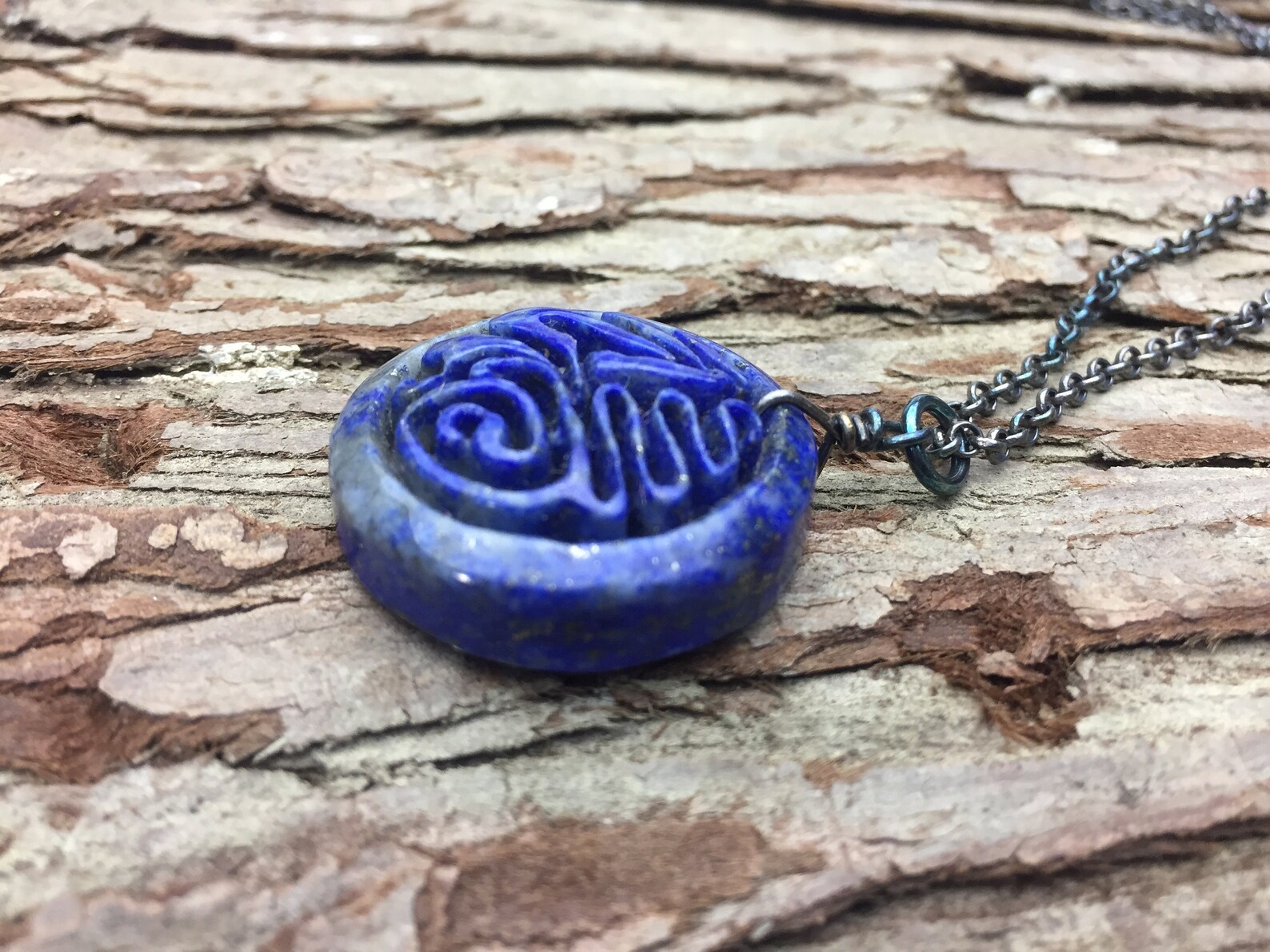 Fook Chinese Character Pendant Blessing Gemstone Pendant - Etsy