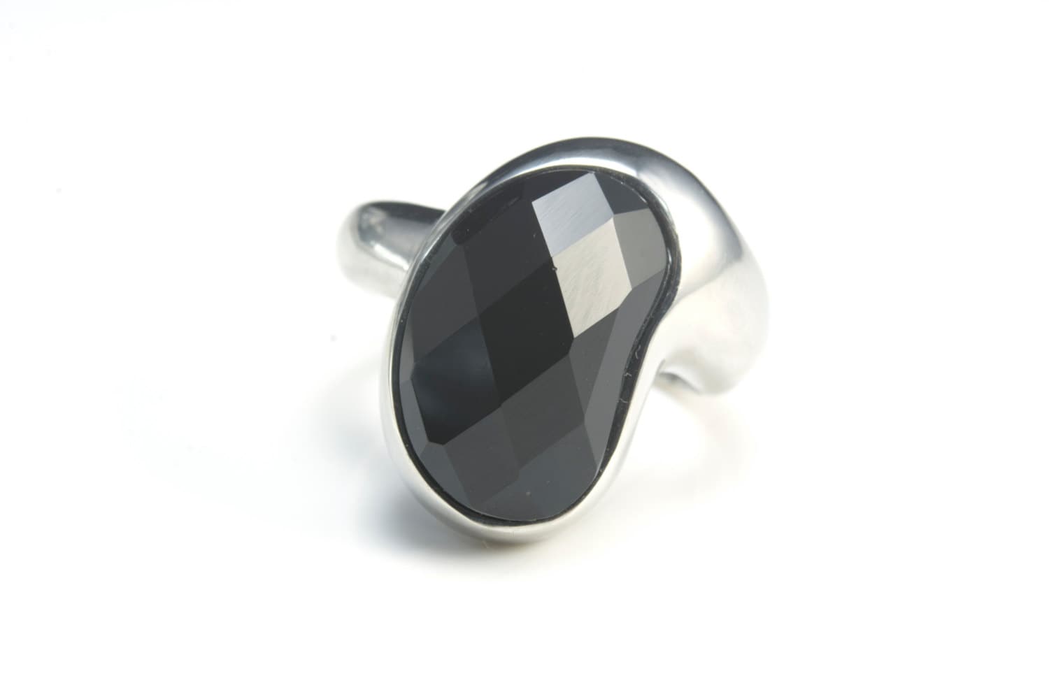 Black Stone Ring Ring With Black Stone Black Onyx - Etsy