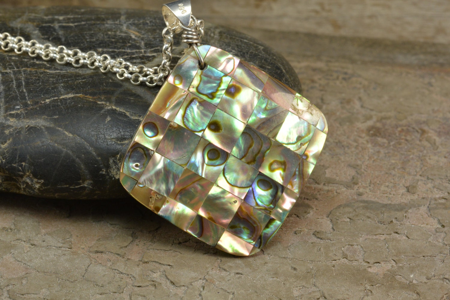 Abalone Necklace,paua Shell Pendant, Abalone Shell Jewelry, Shell ...