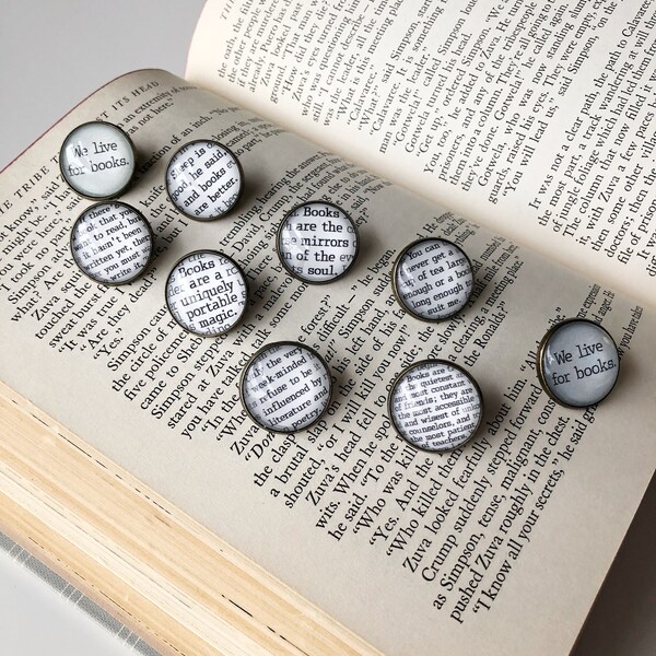 Literary Pins - Etsy