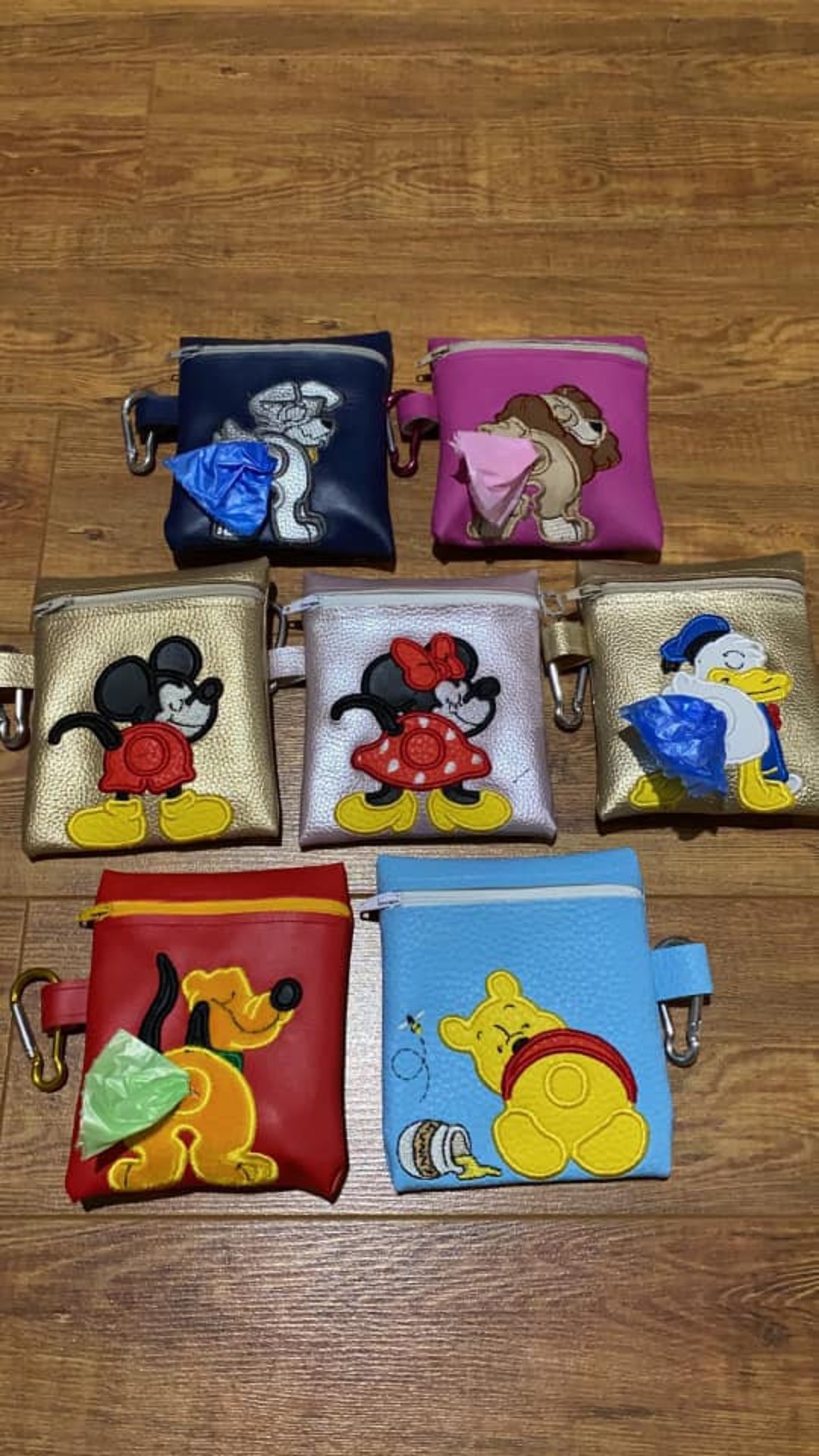 Disney Poop Bag Holders, Disney Vinyl Pouches, Disney Diaper Bag ...