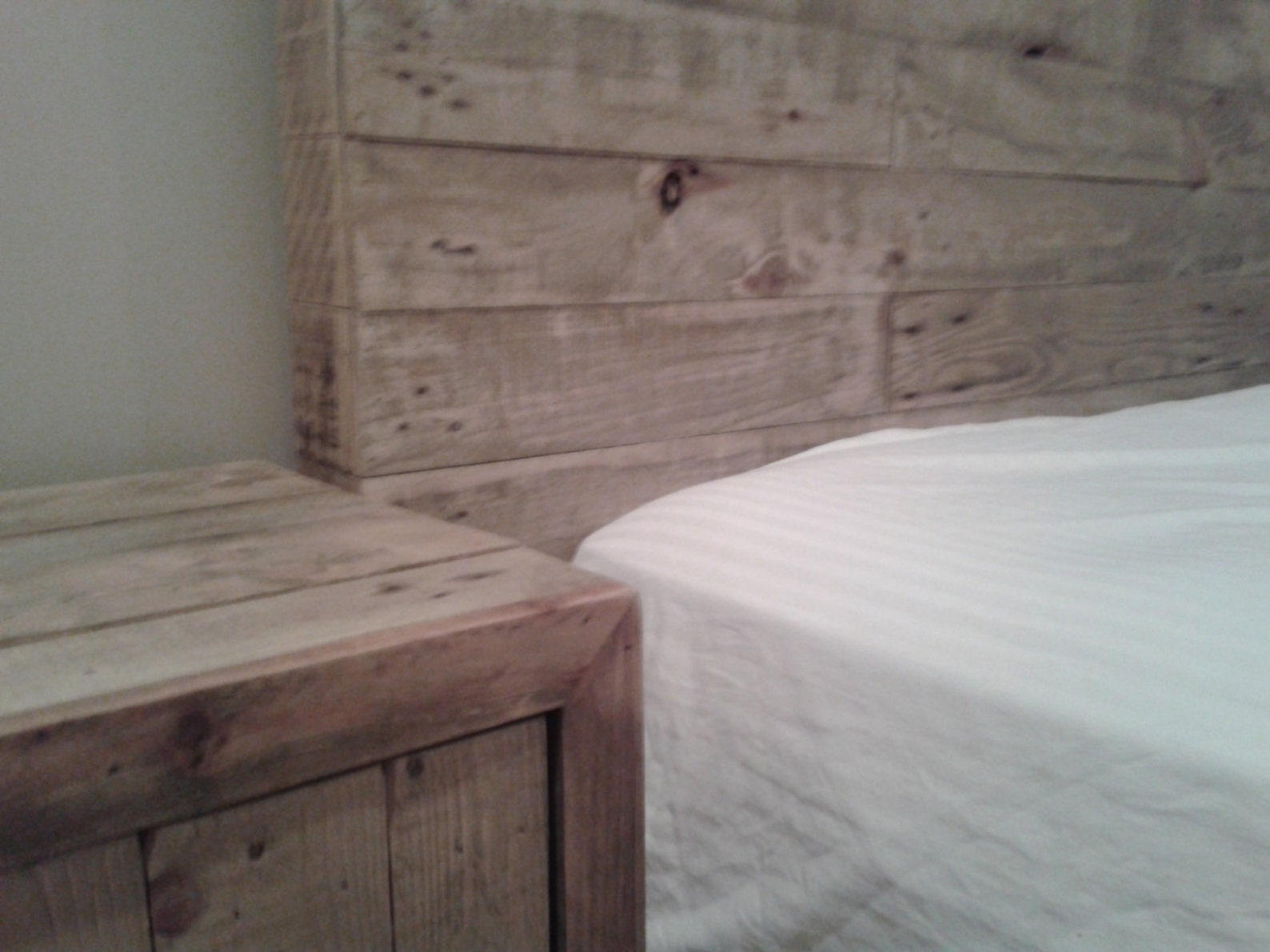 Weathered Oak Bed Frame - Etsy
