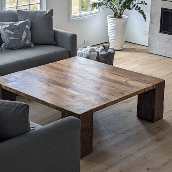 Wood Beam Table - Etsy