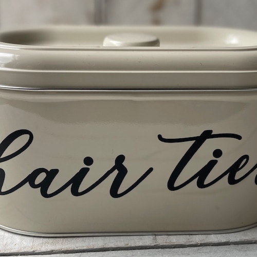 Farmhouse Decor Personalized Tin Personalized Storage - Etsy