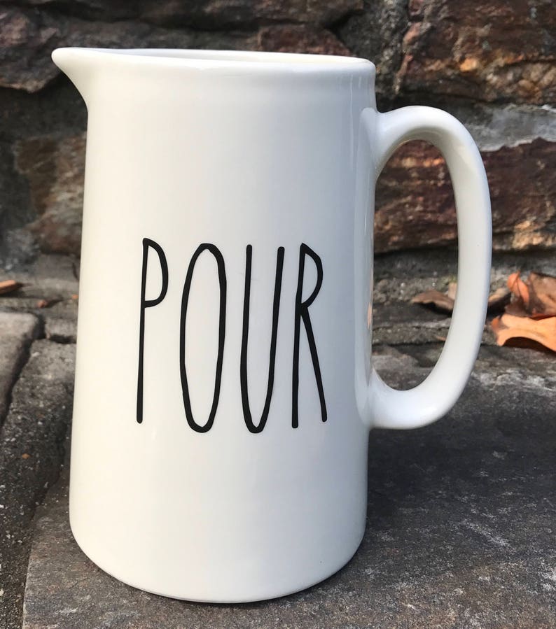 Farmhouse Milk Pitcherfarmhouse Pitcher Pour Pitcher | Etsy