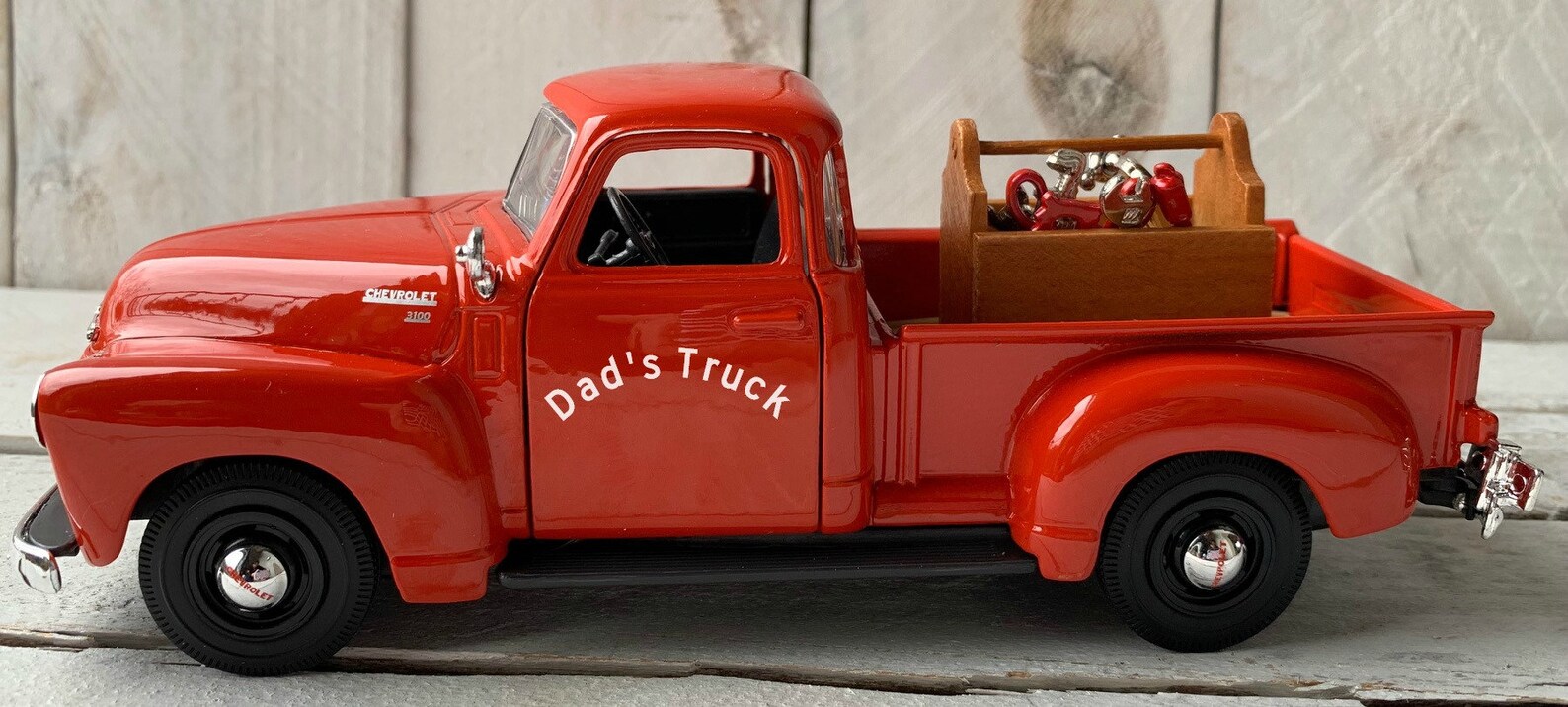 Red Metal Truck Vintage Truck Farmhouse Truck Personalized - Etsy