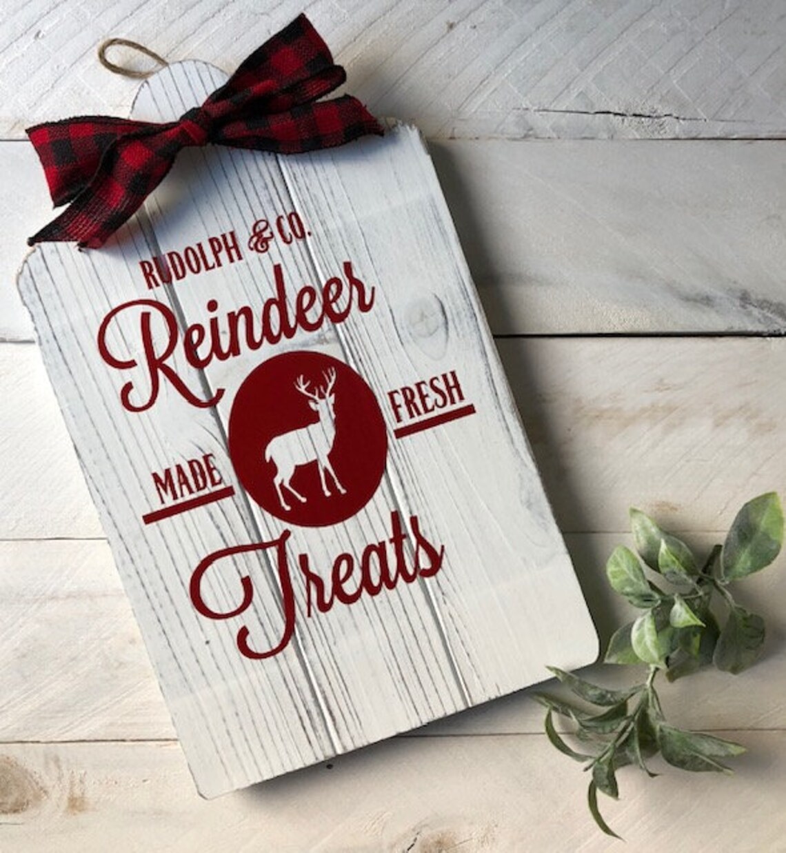 Rudolph Reindeer Feed Sign Farmhouse Christmas Sign Reindeer - Etsy