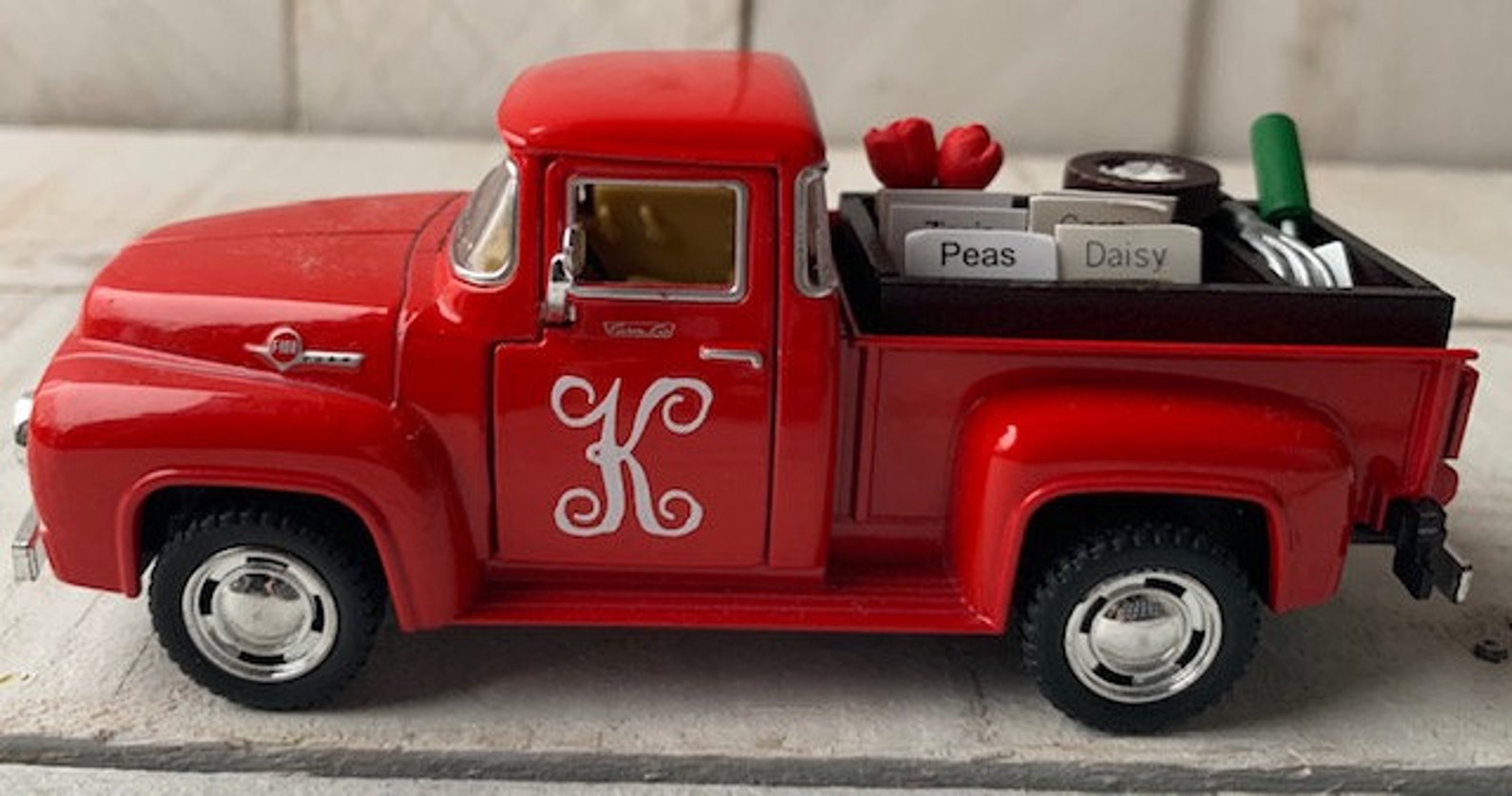 Farmhouse Decor Metal Farm Truck Red Metal Truck Farmhouse - Etsy