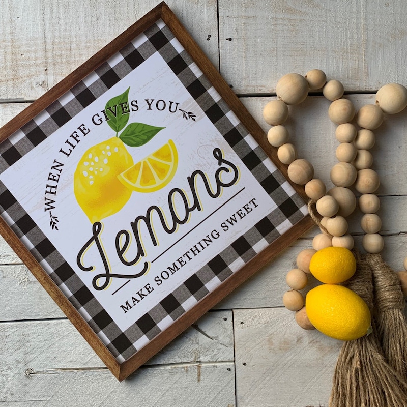 Lemon Decor - Etsy