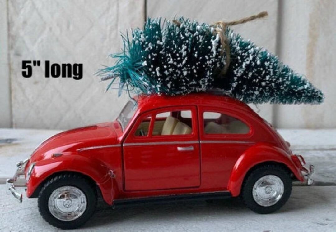 Christmas Tree Beetle, Tiered Tray Decor, Christmas Tree Car, Red Car ...