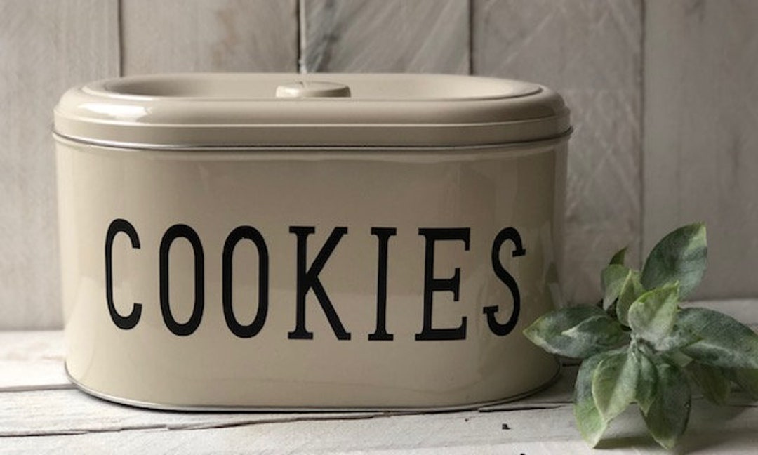 Farmhouse Decor, Farmhouse Bread Box, Metal Cookie Box, Farmhouse ...