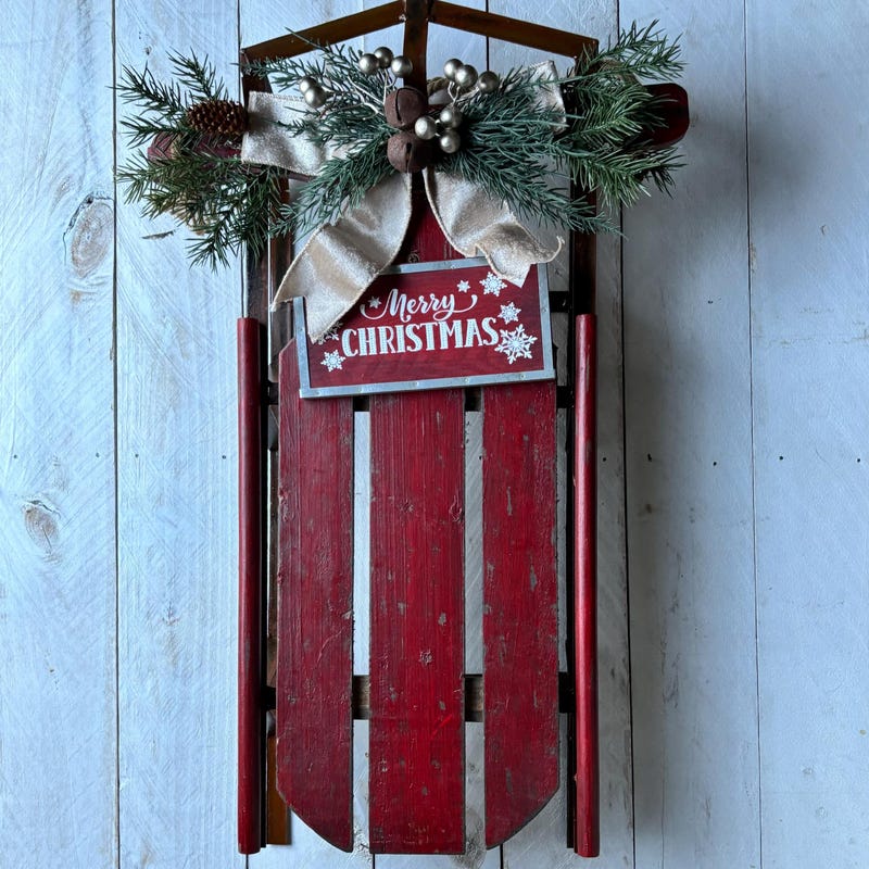Christmas Sled - Etsy