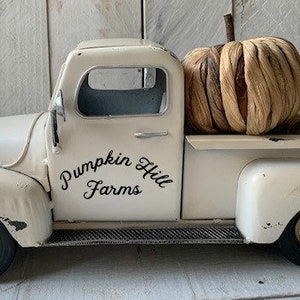 Farmhouse Decor, White Farm Truck, White Truck, Fall Truck ...