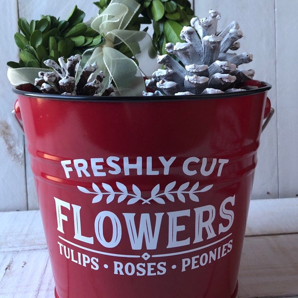 Decorative Pail - Etsy