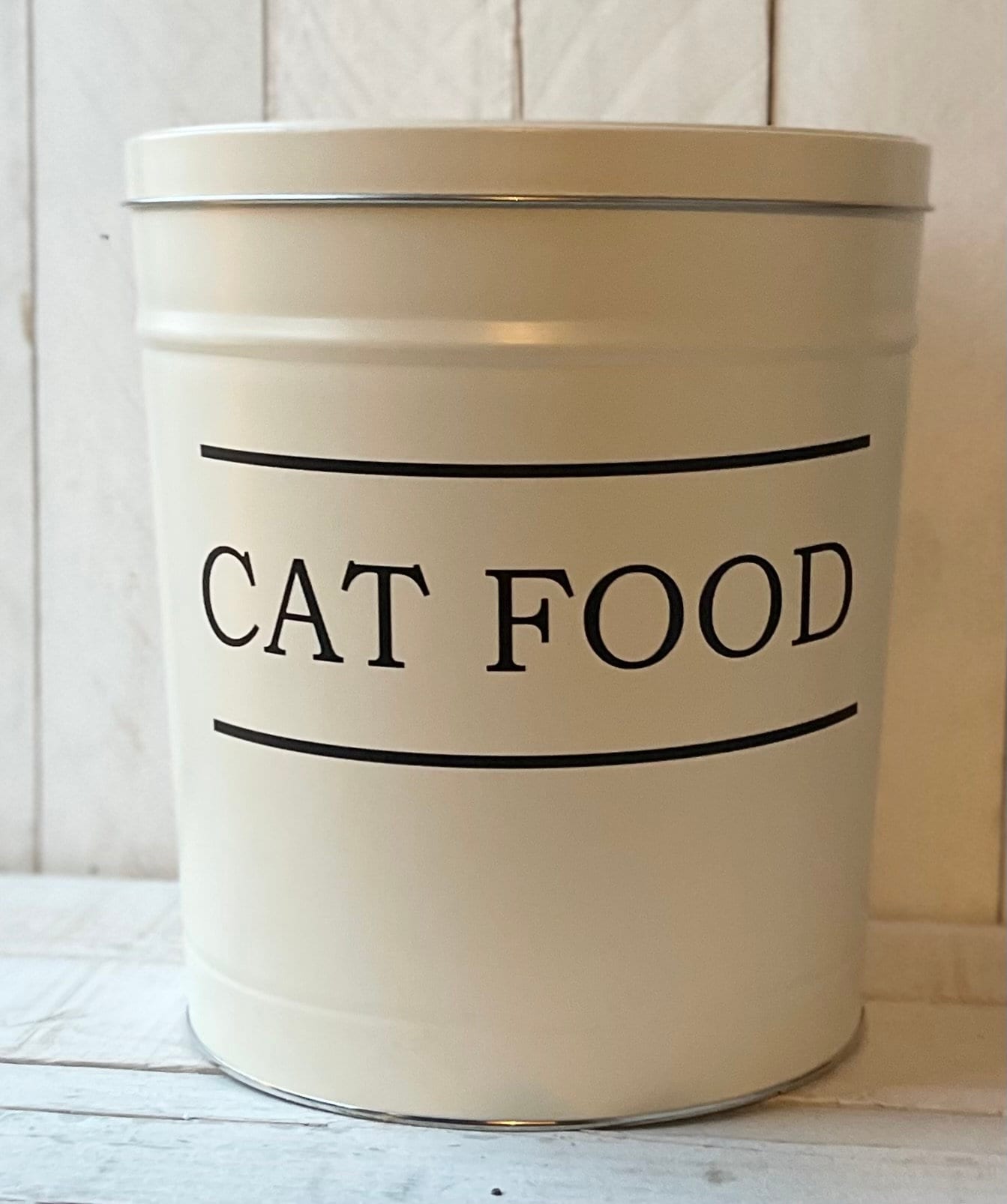 Farmhouse Decor, Large Dog Food Tin, Dog Food Bin,personalized Dog Food ...