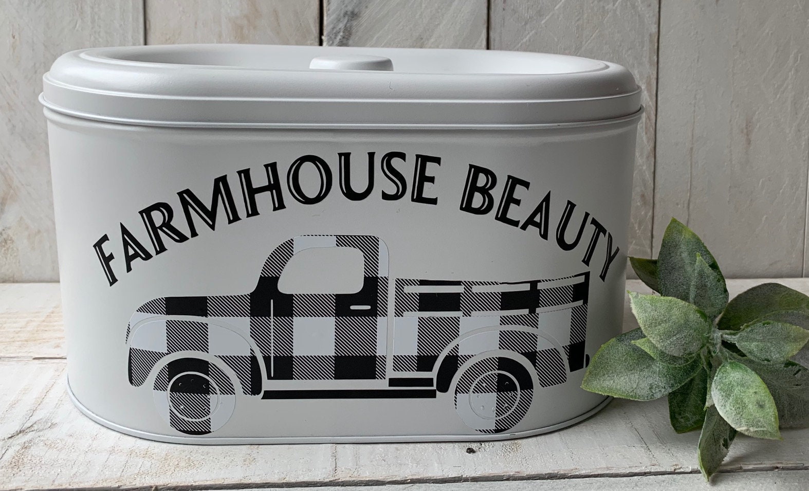 Farmhouse Decor Buffalo Check Decorfarm Truck Decormetal - Etsy