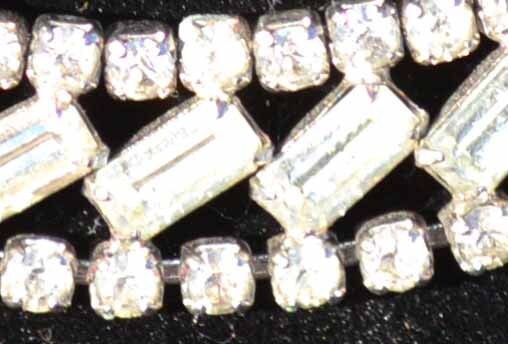 Vintage Signed Kramer of New York Rhinestone Necklace Choker Necklace ...