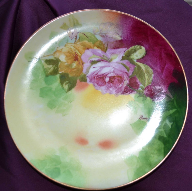 Antique / Vintage Limoges Coronet France 6 1/2" Plate Signed Rancon - Etsy